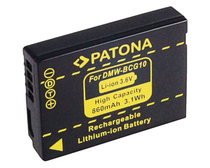 Panasonic DMW-BCG10 / DMW-BCG10E accu (Patona)